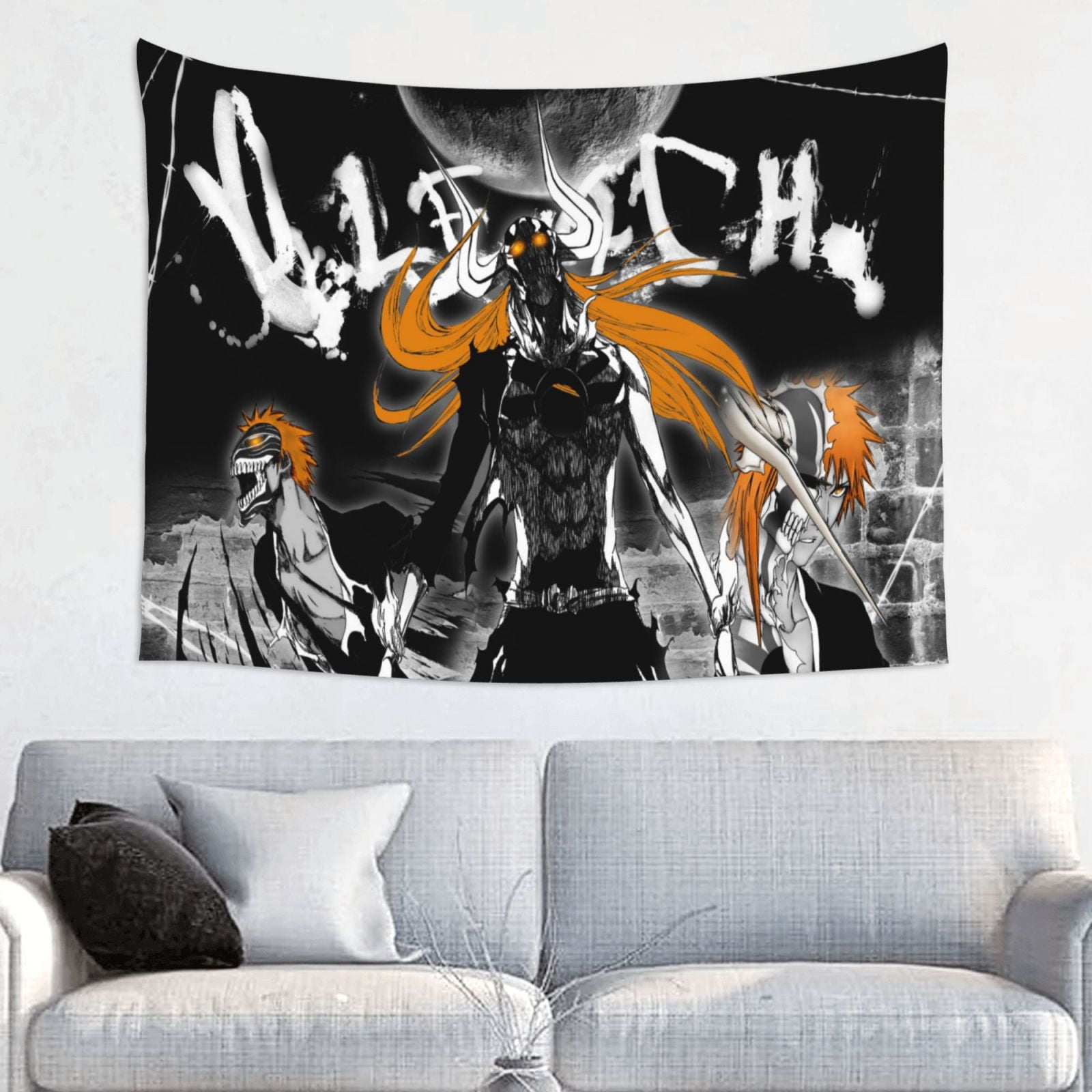 Bleach Tapestry Anime Poster Large Background Wall Art Bedroom Wall ...