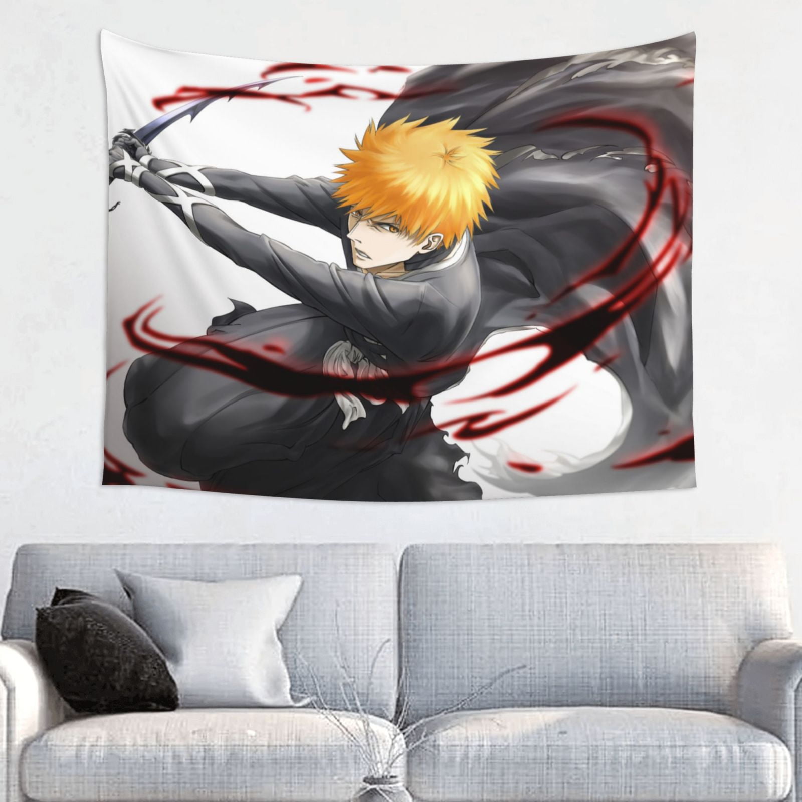 Bleach Tapestry Anime Poster Large Background Wall Art Bedroom Wall ...