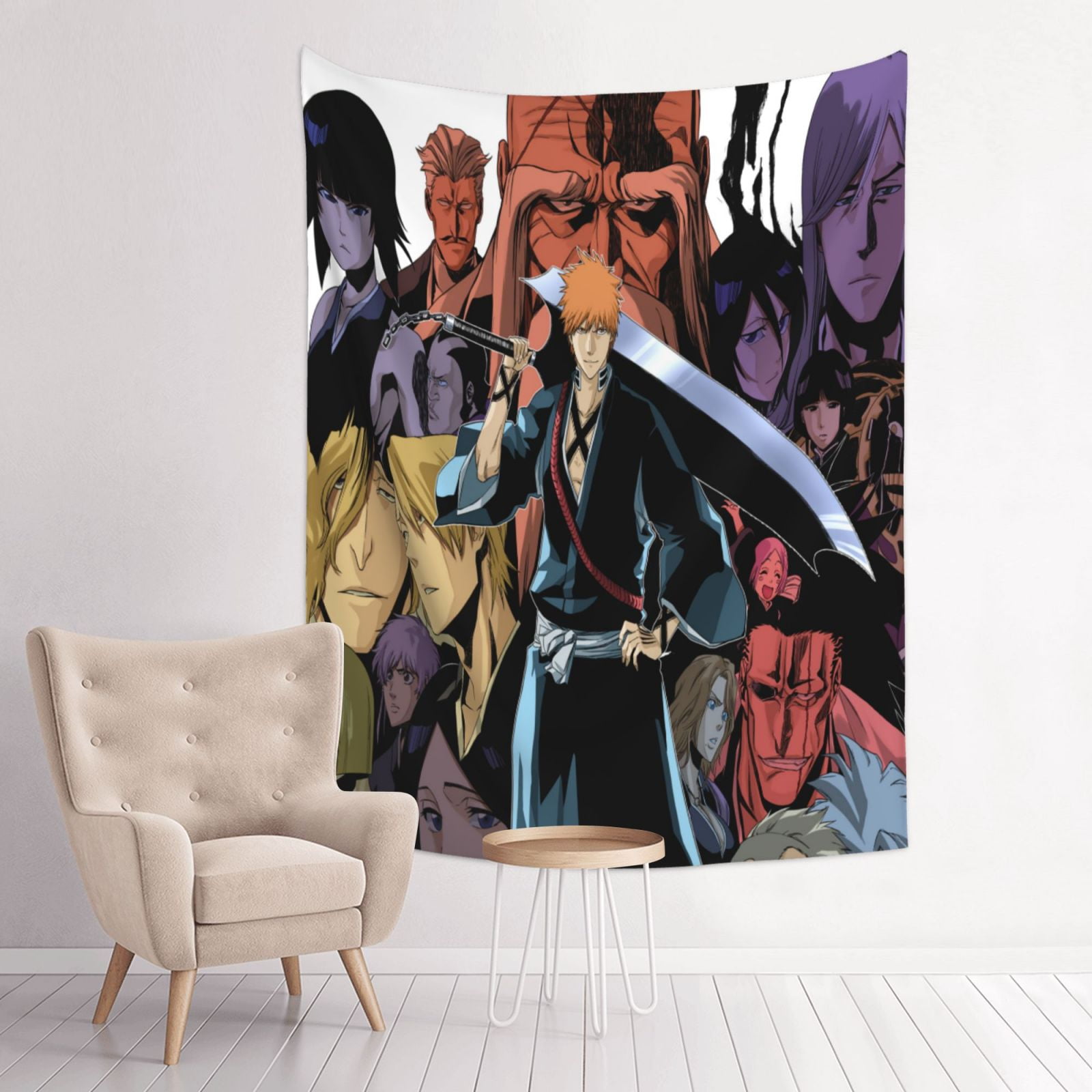 Bleach Tapestry Anime Poster Large Background Wall Art Bedroom Wall ...