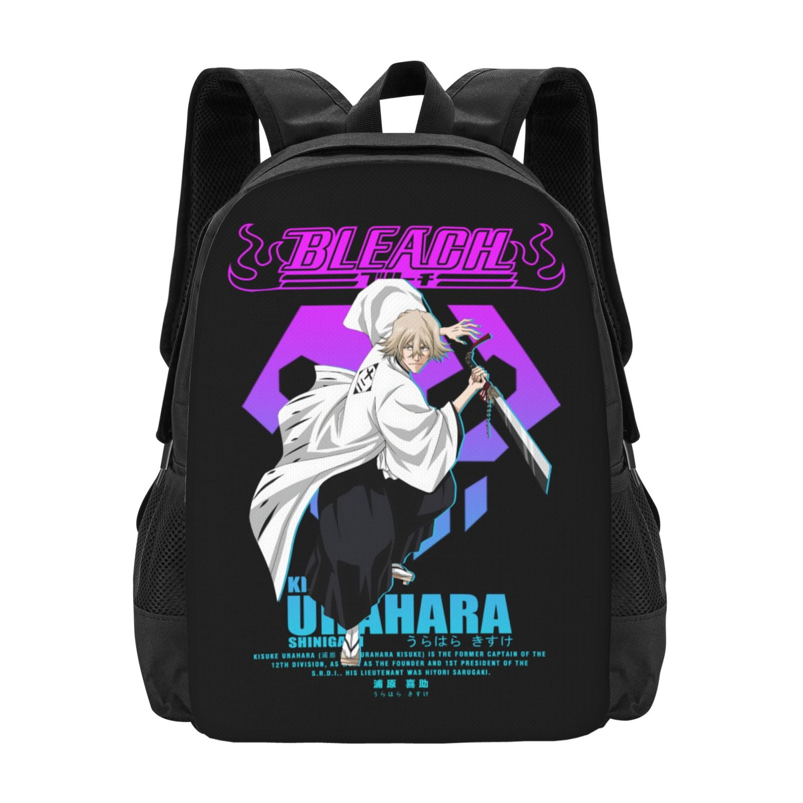 Bleach Urahara Kisuke Backpack For Men Women Book Bag Travel Hiking ...