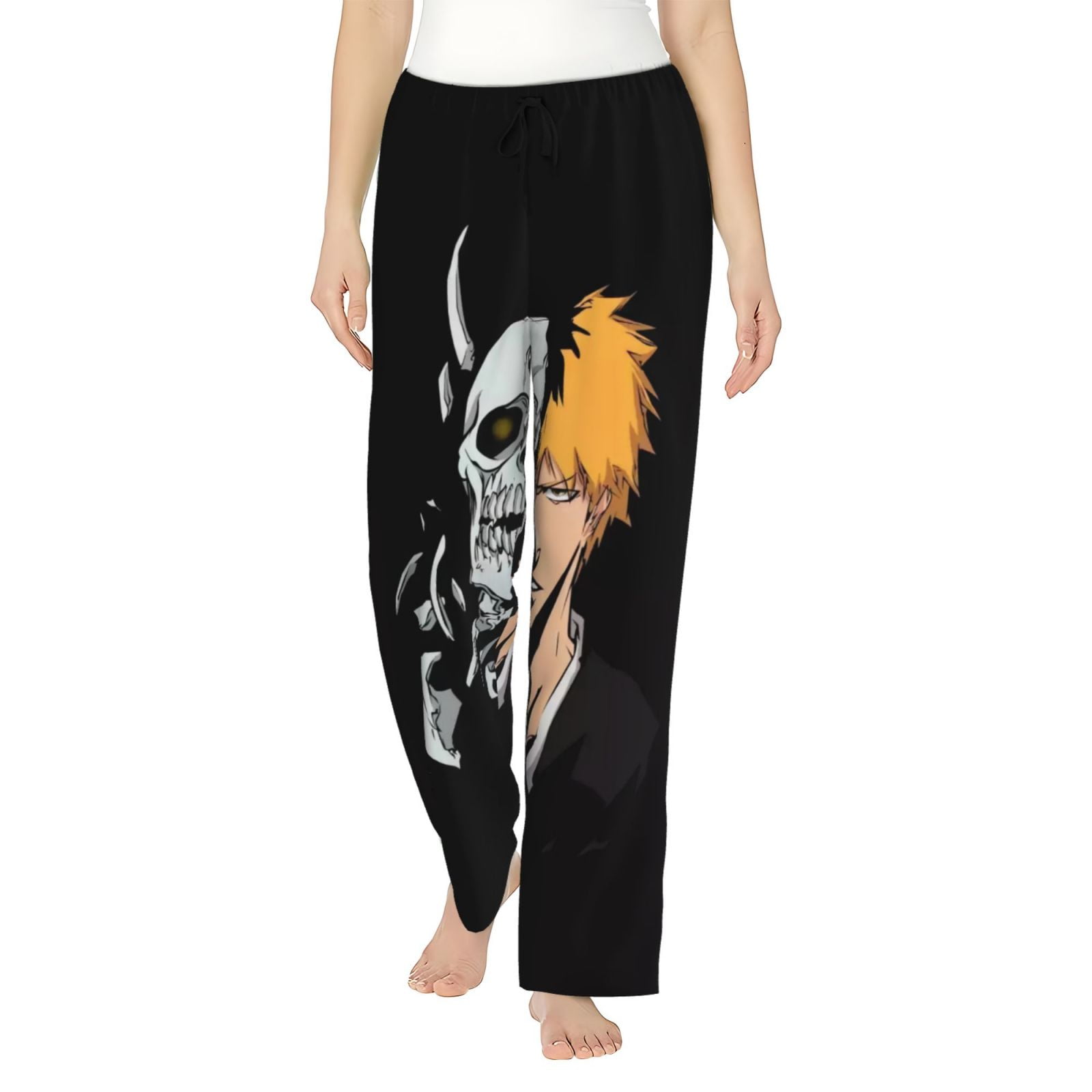 Bleach Women's Pajama Pants Funny All Over Print Adult Lounge Sleep ...