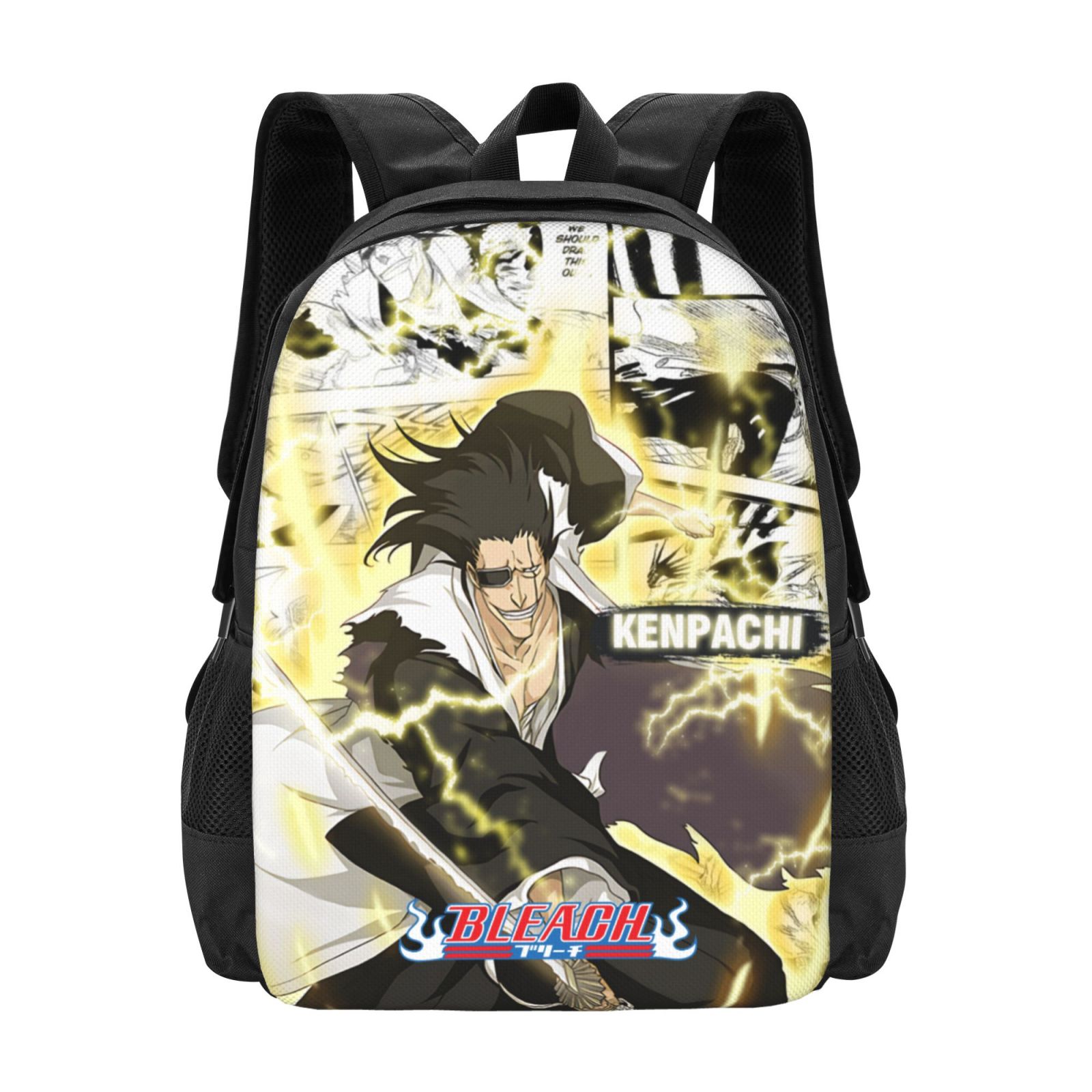 Bleach Zaraki Kenpachi Backpack For Men Bags Fashion Book Bag Travel ...
