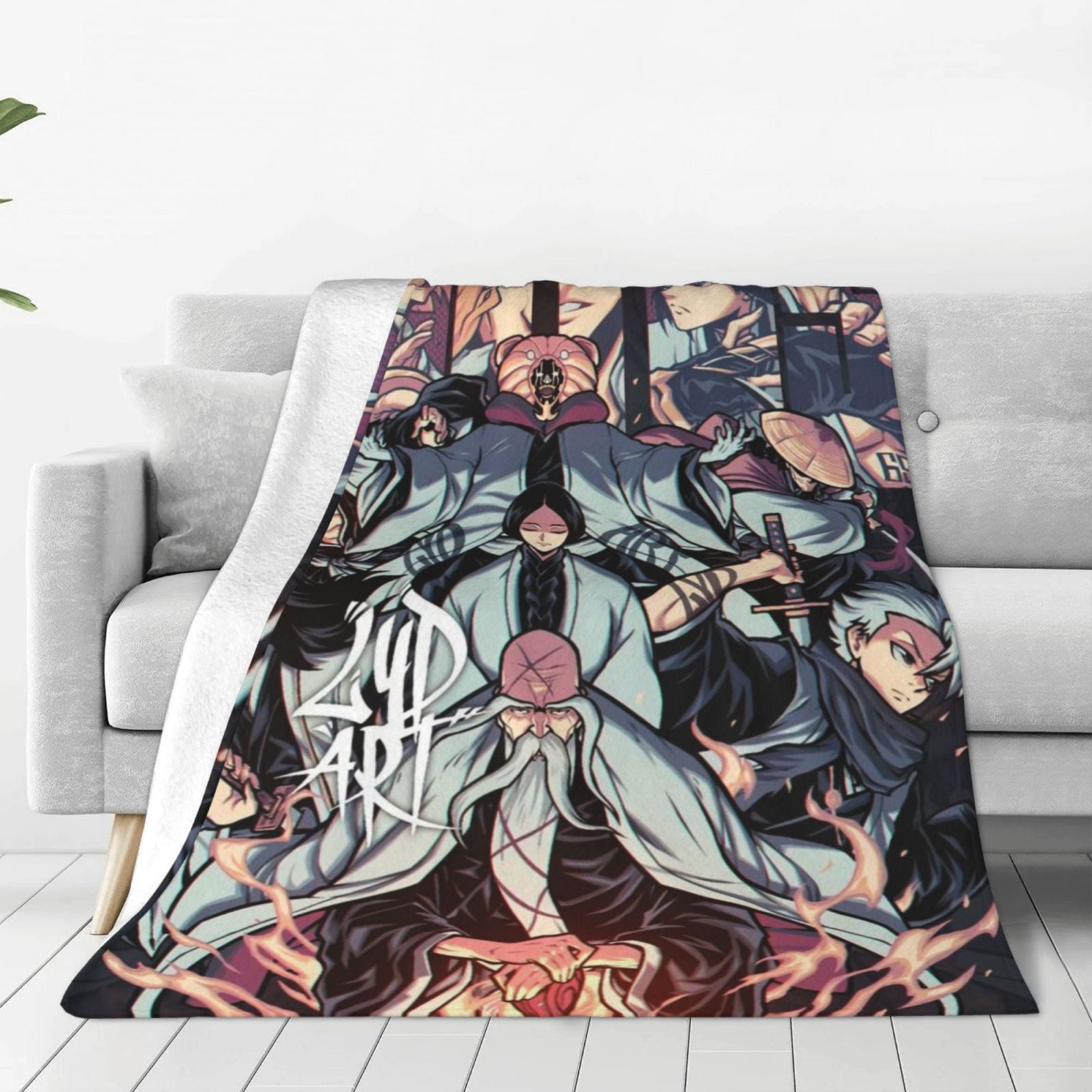 Bleach anime Soft Cozy Fleece Throw Blanket Plush Lightweight Warm ...