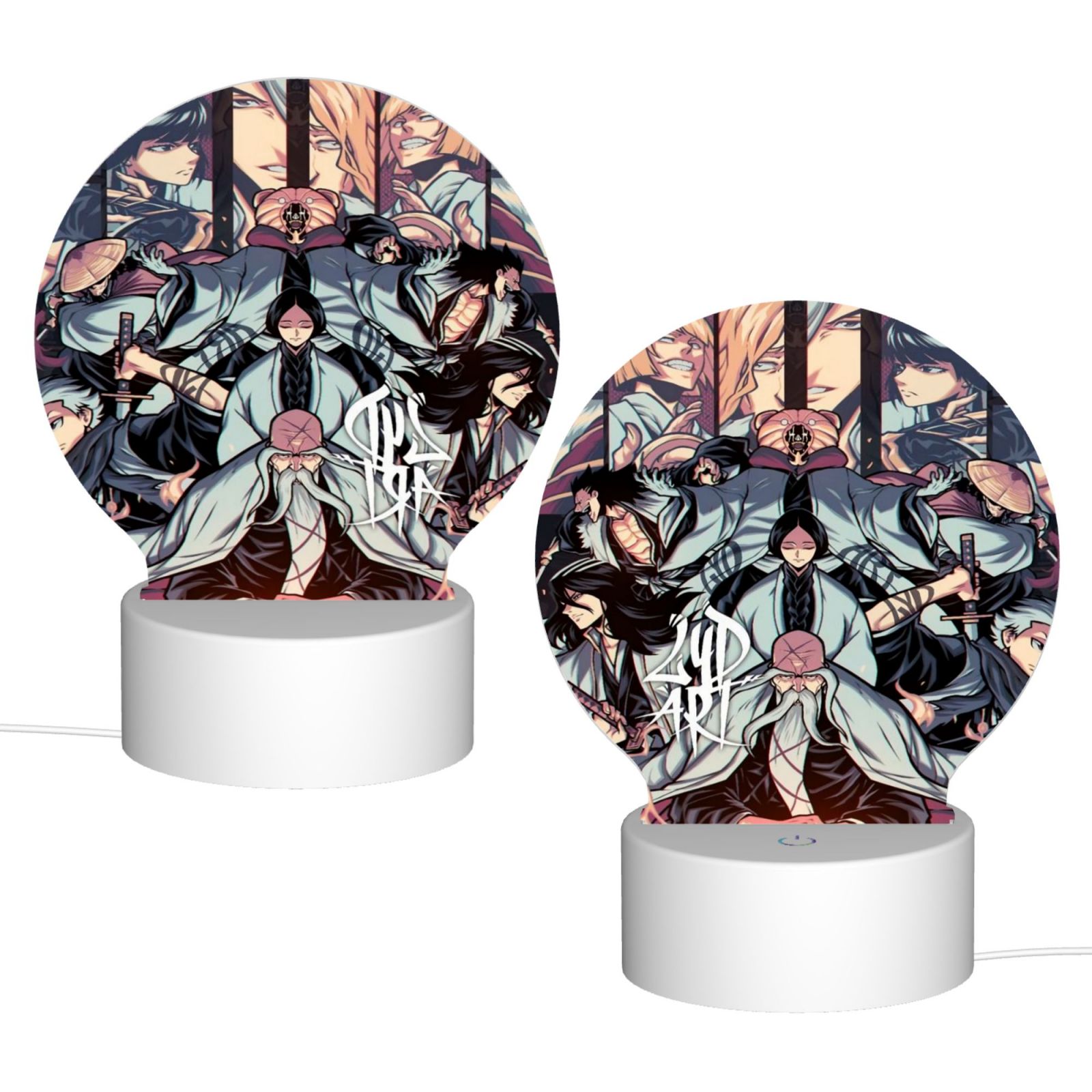 Bleach anime round acrylic night light is suitable for rooms ...
