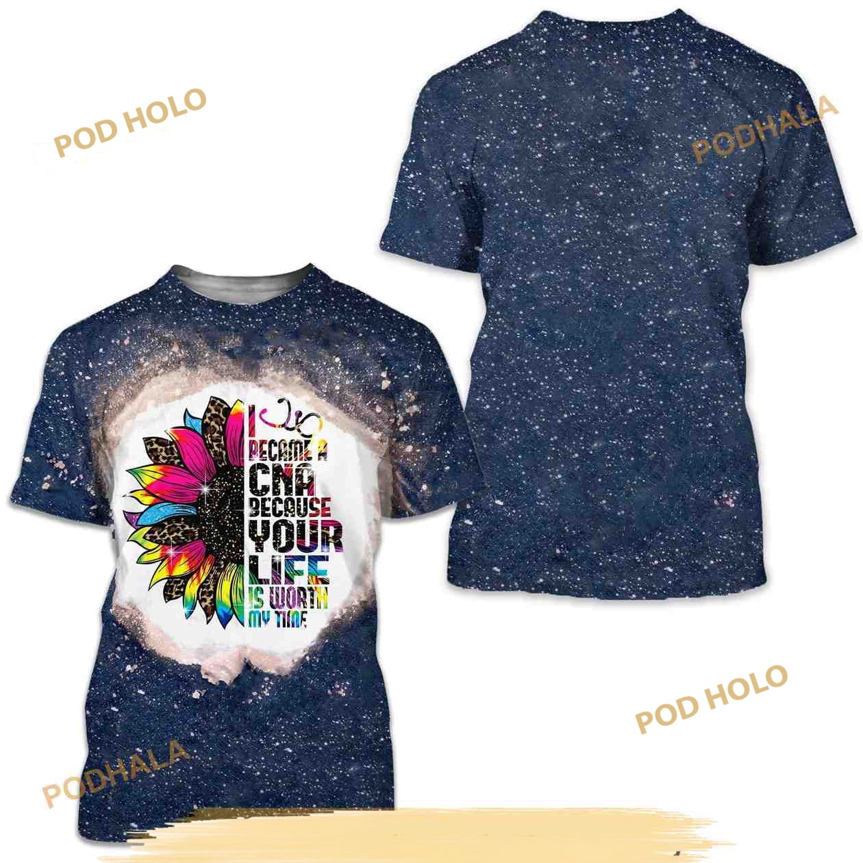 Bleached I Became A CNA Because Your Life Is Worth My Time Sunflower ...