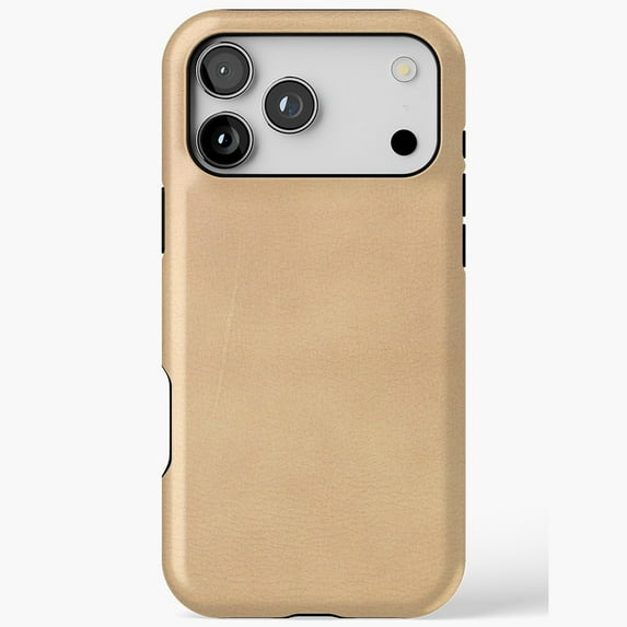 Bleached Leather Light Beige Texture Art Phone Case Compatible iPhone ...