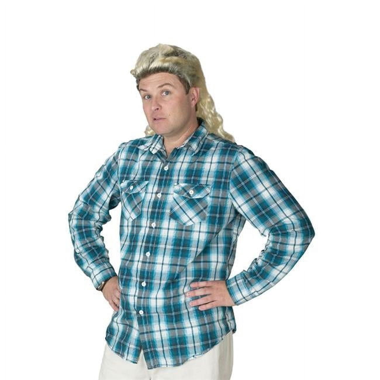 Bleached Mullet Wig Adult Halloween Accessory - Walmart.com