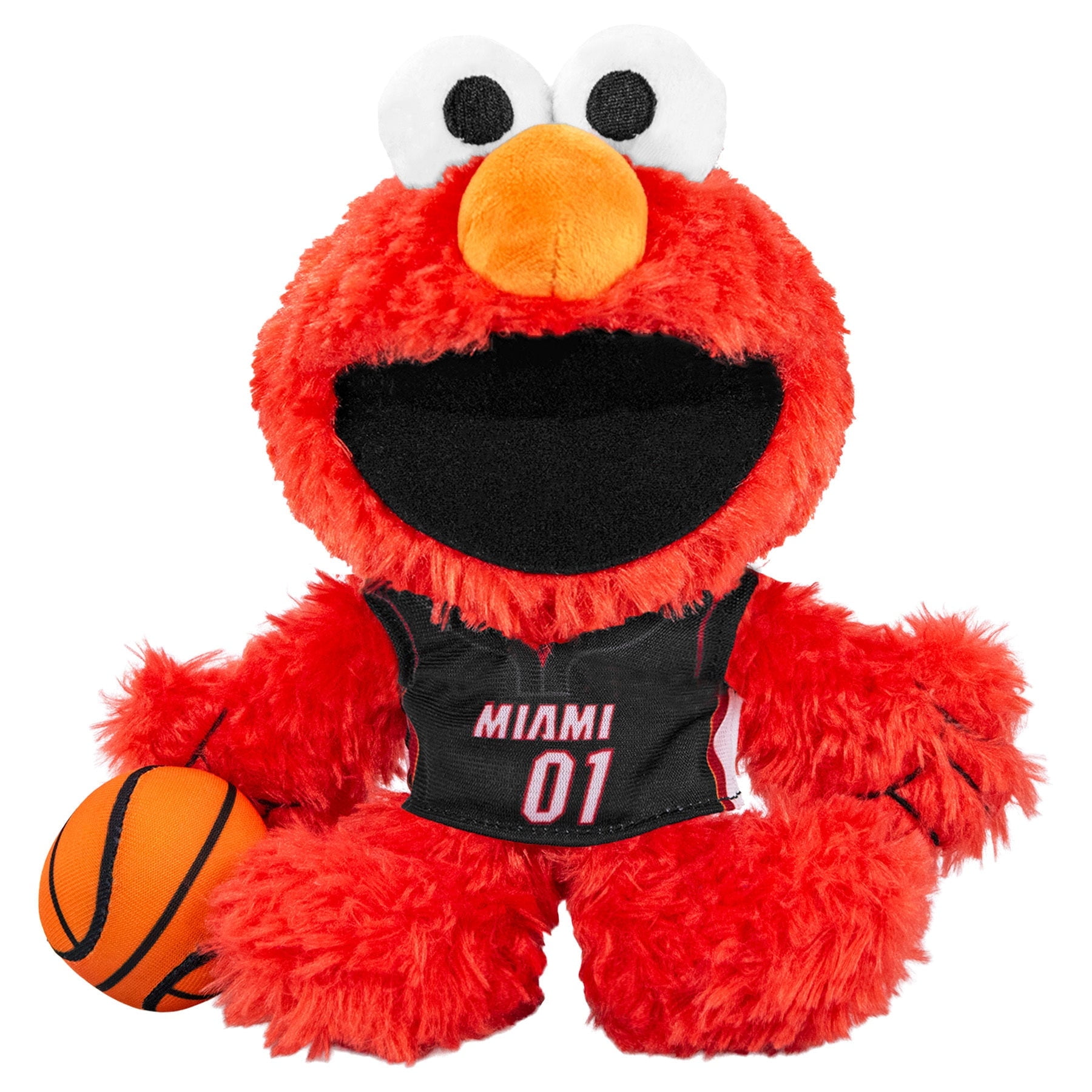 Bleacher Creatures Miami Heat Sesame Street Elmo 8" Kuricha Plush ...