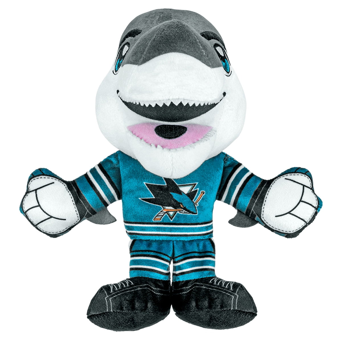 Bleacher Creatures San Jose Sharks SJ Sharkie 8" Kuricha Mascot Plush ...
