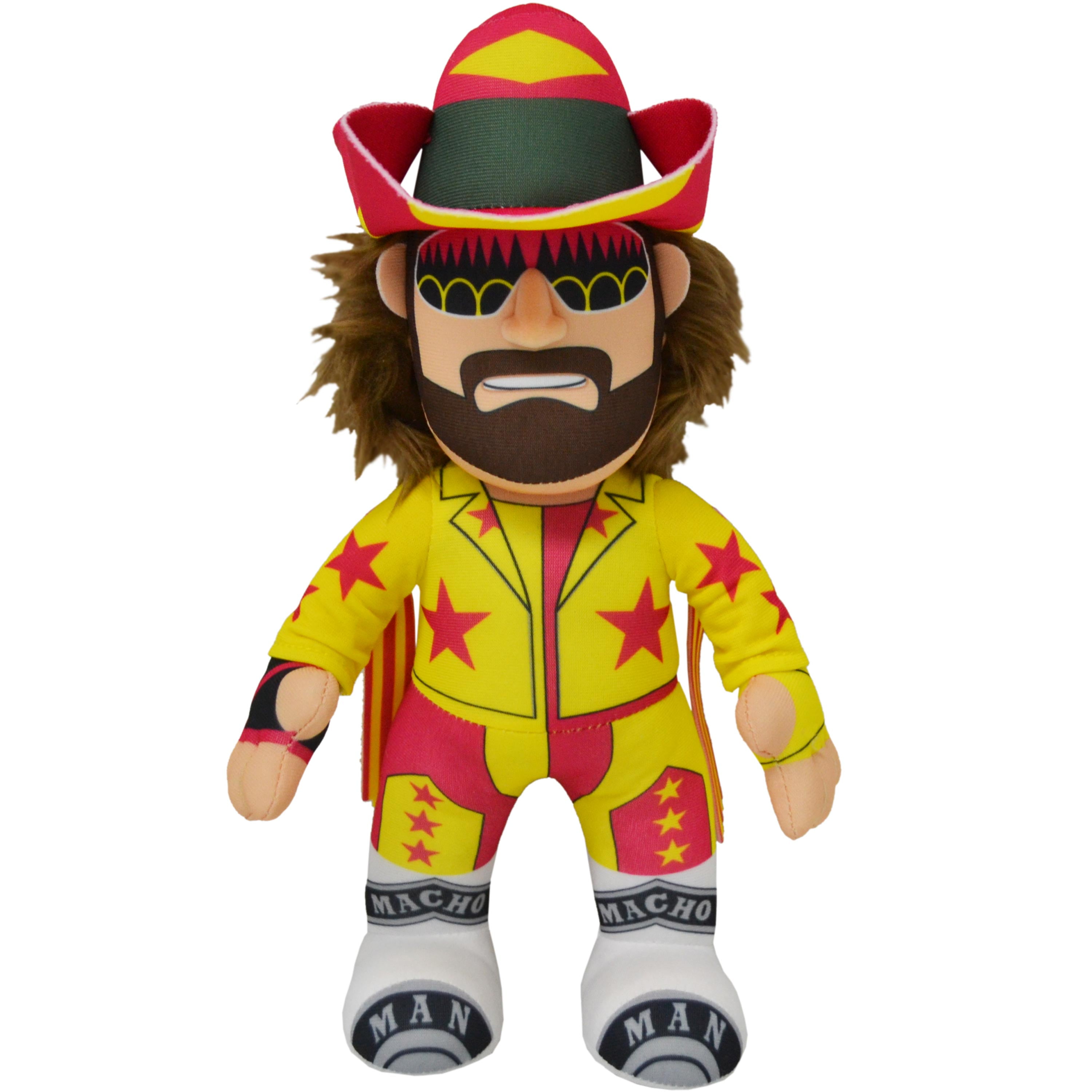 Bleacher Creatures WWE 10" Plush Figure Macho Man Randy Savage Yellow ...