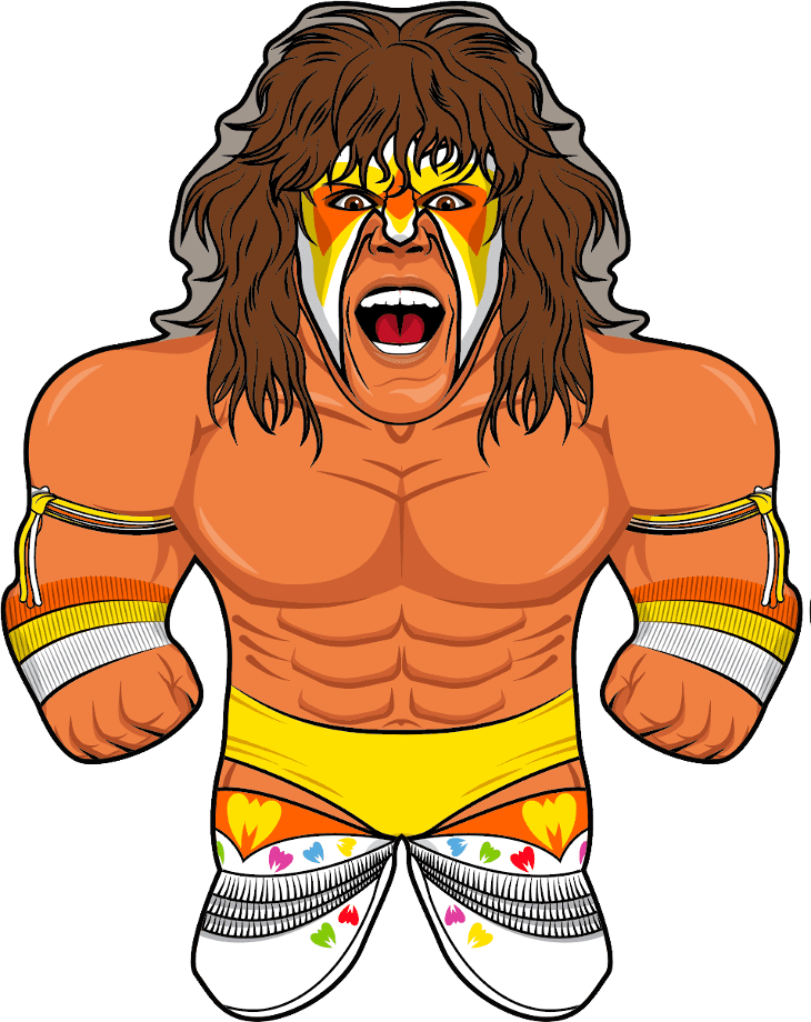 Bleacher Creatures WWE Ultimate Warrior 24" Bleacher Buddy - Walmart.com