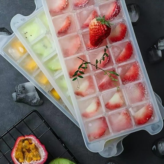 Latrodar Ice Tray Ice Box Ice Cubes Household Ice Maker Refrigerator ...