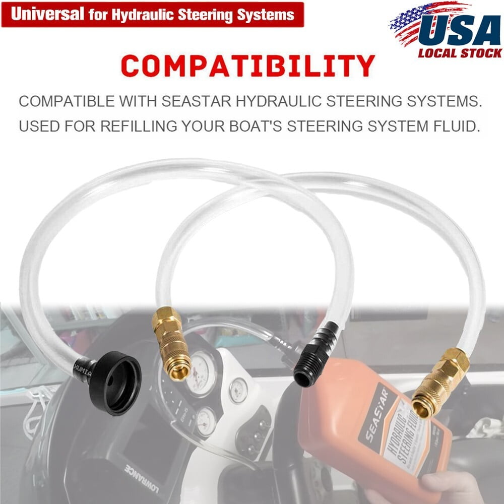 Bleed Kit Filler Kit for Seastar Hydraulic Steering Systems Bridge Tube ...