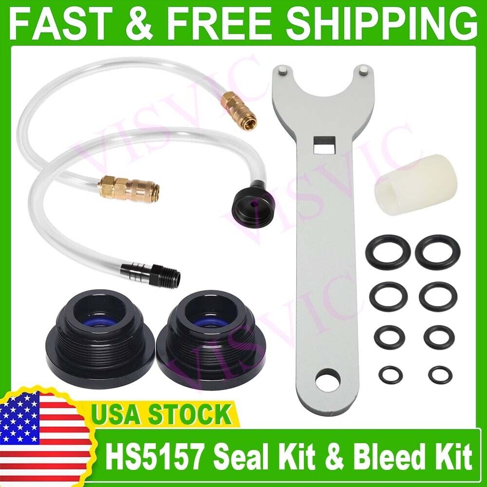 Bleed Kit & HS5157 Hydraulic Steering Cylinder Seal Kit For Seastar ...