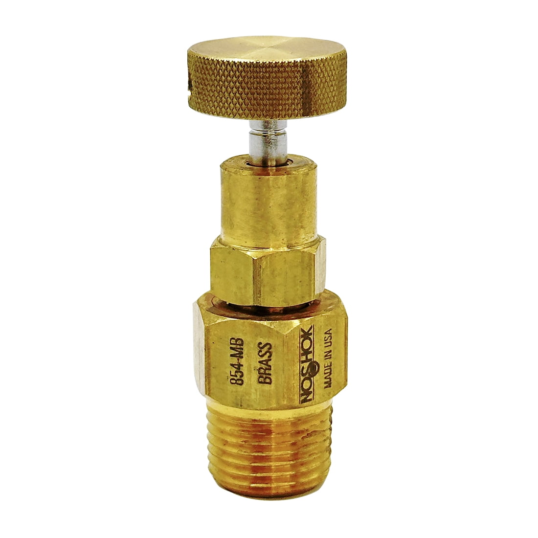 Bleed Valve, Soft Tip, 1/2 NPT Male, Brass, 0.159" Bleed Port - Walmart.com