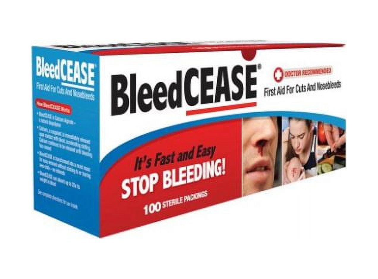 BleedCEASE First Aid for Cuts and Nosebleeds Sterile Packings-100 ea ...