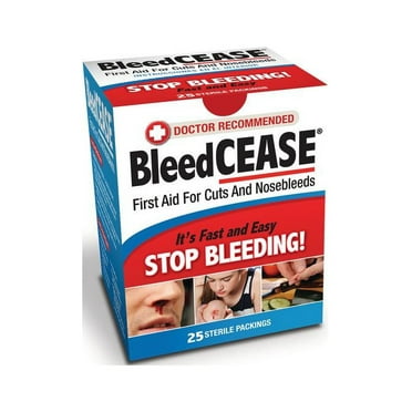NasalCease First Aid for Cuts & Nosebleeds, 5 Count HSA/FSA Eligible ...