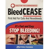 Bleedcease Emergency Stop Nosebleed Essential Supplies, First Aid for ...
