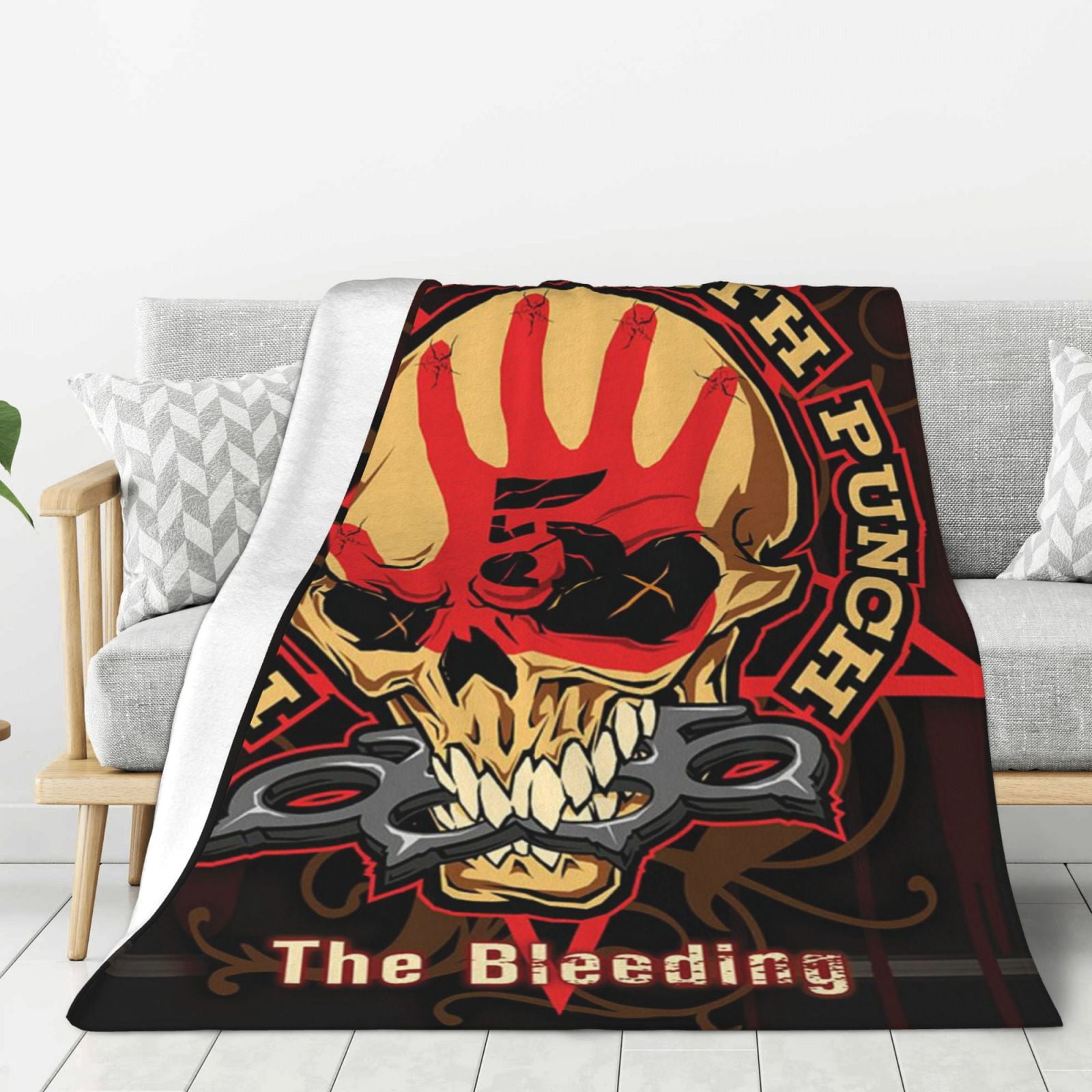 Bleeding-Band Five-Finger-Death-Punch Blanket Cozy Ultra-Soft Micro ...