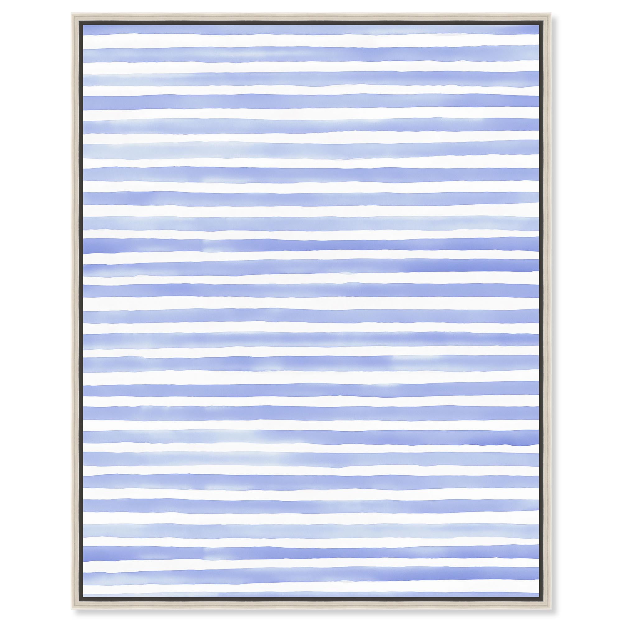 Bleeding Blues Canvas Print Blue Abstract Art by Art Remedy, Silver ...