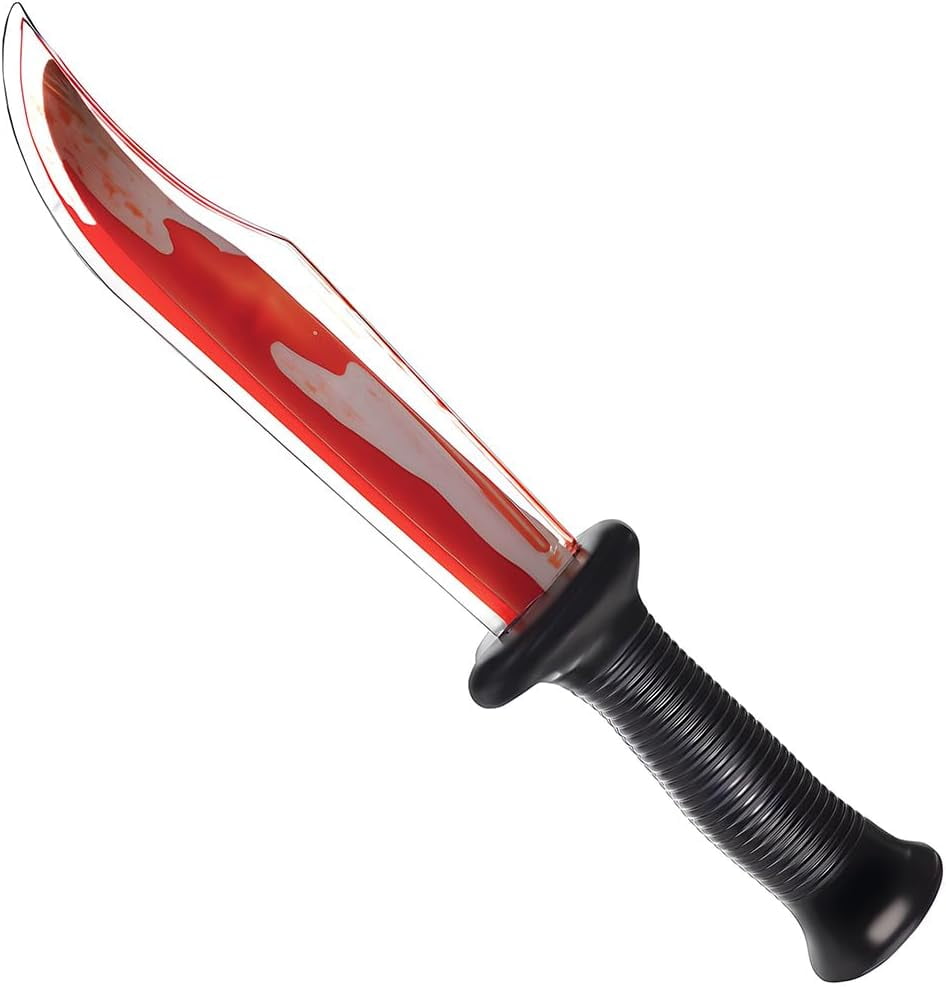Bleeding Nightmare Plastic Knife - 13", 1 Count - Bold, Realistic ...