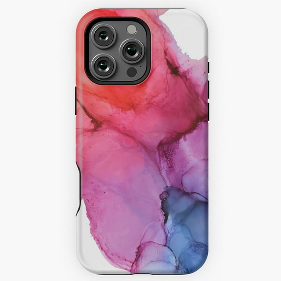 Bleeding Rainbow Blend Alcohol Ink Painting Fun iPhone Case 17 to 11 ...