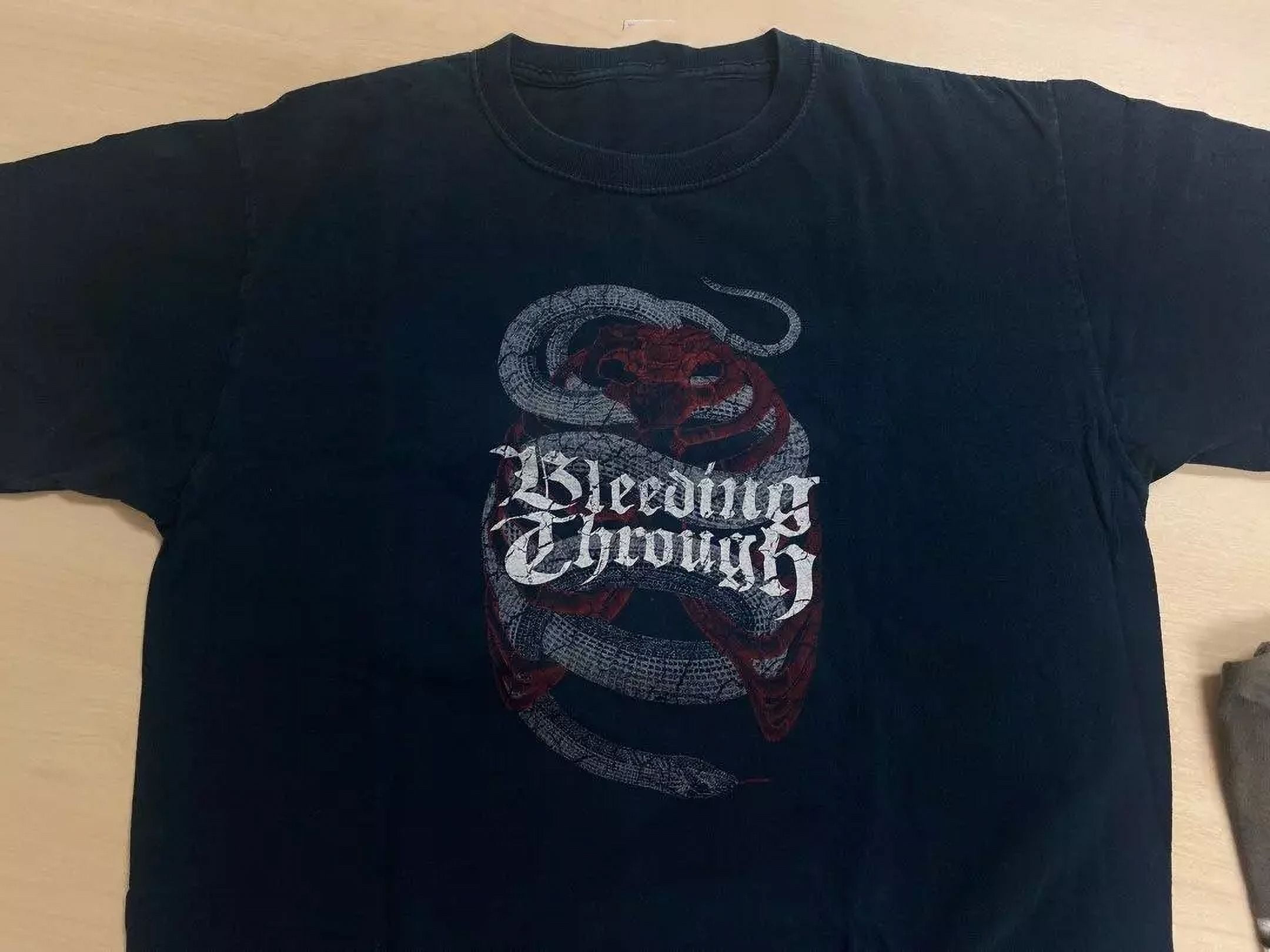 Bleeding Through Gift For Fans Black T-Shirt Cotton All Size RD40 - Walmart.com