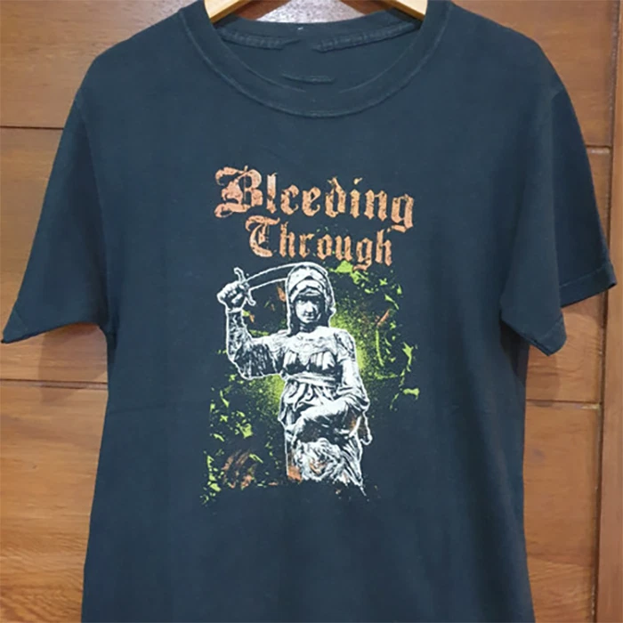 Bleeding Through Gift For Friends Black T-Shirt Cotton All Size RD41 ...