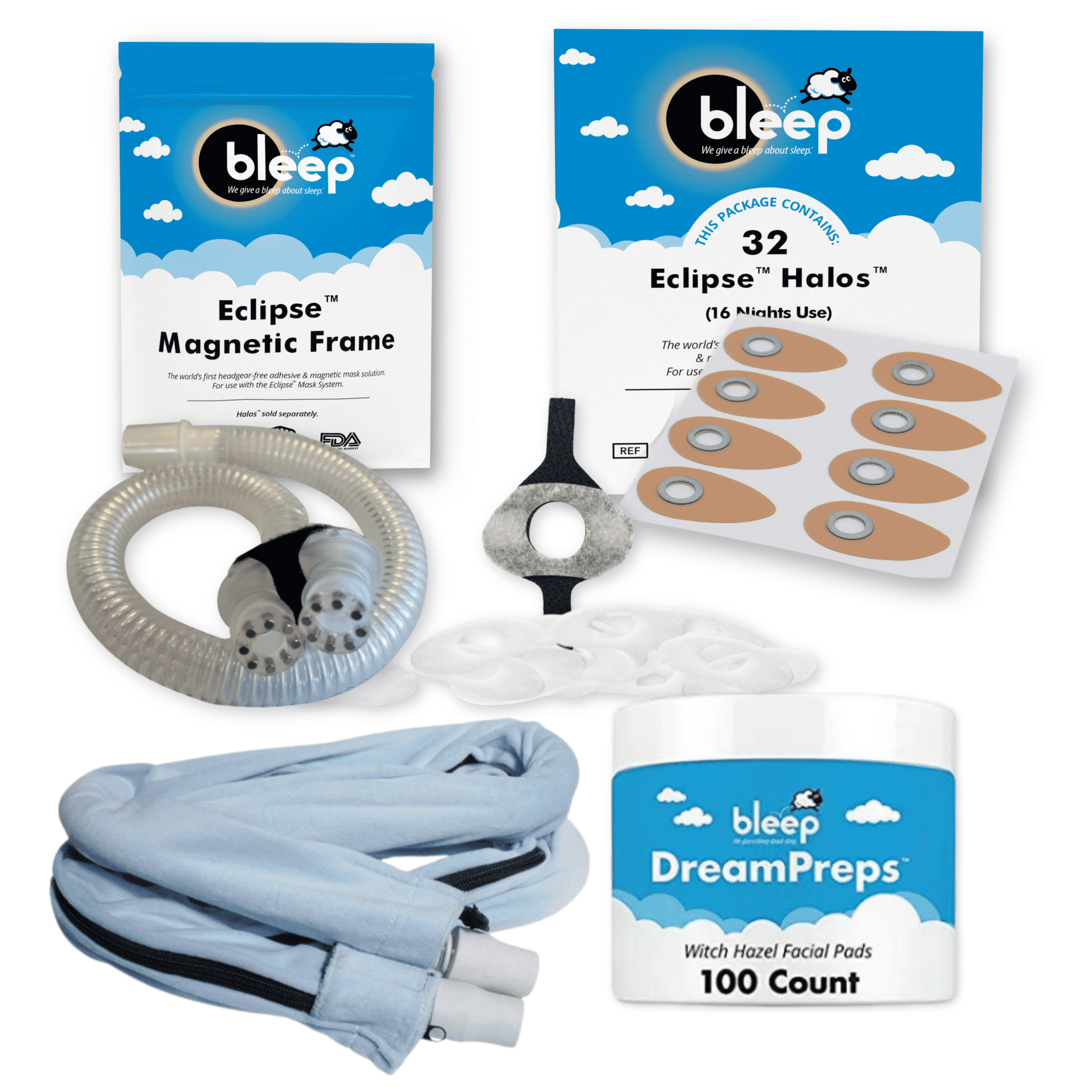 Bleep All-In-One PAP Starter Pack | Eclipse Magnetic Frame, DreamPreps ...
