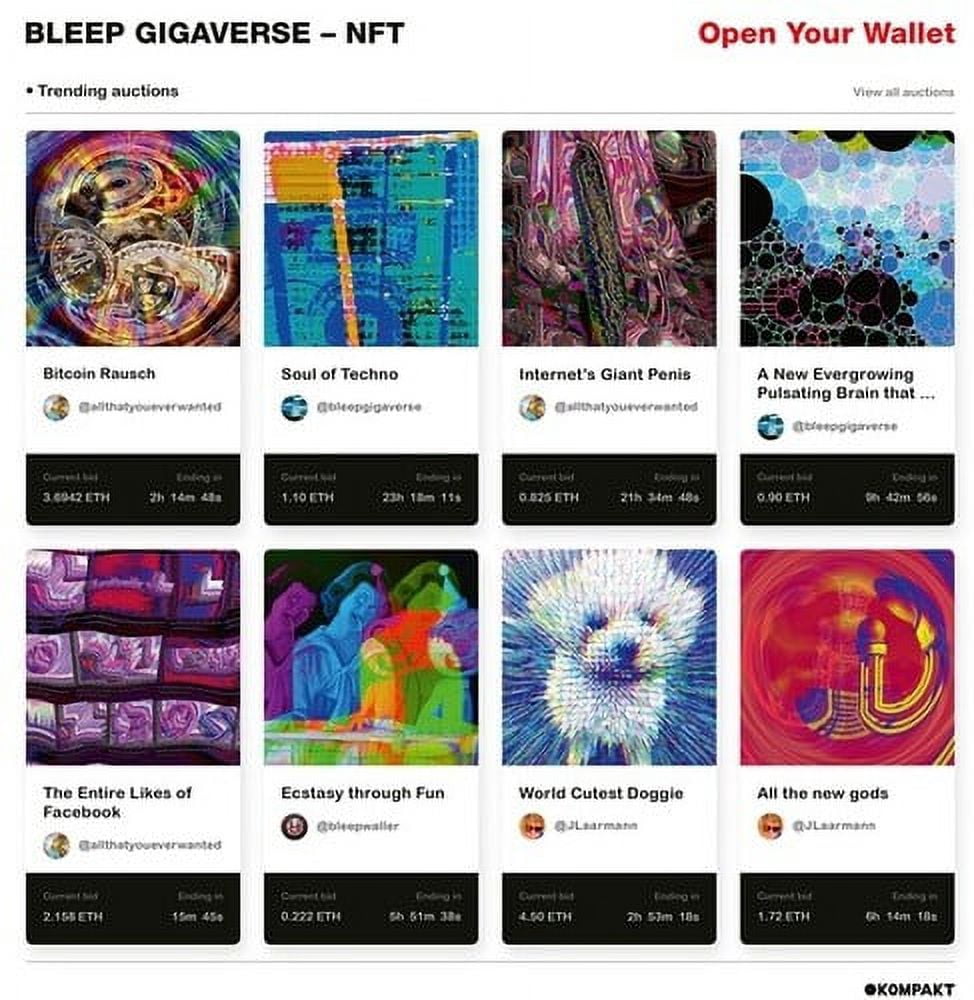 Bleep Gigaverse - NFT - Music & Performance - Vinyl - Walmart.com