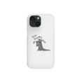 Bleh Bleh Bleh Vampire Doodle Funny Phone Case for iPhone 16 15 14 13 ...