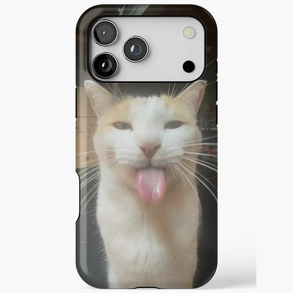 Bleh Cat Funny Protective Case for iPhone 11 12 13 14 15 16 17 Pro Max ...