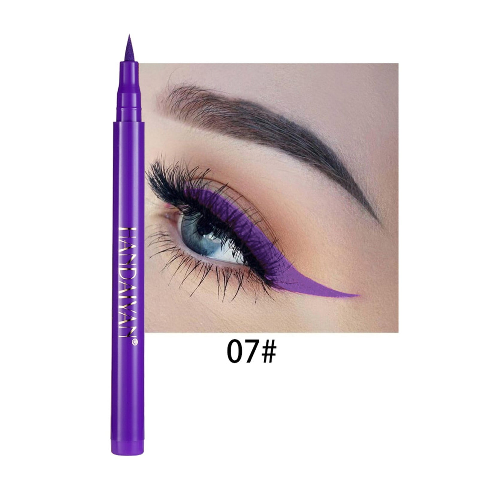 Blekii 12 Color Iridescents Eyeliner Diy Painted Eyeliner Keep Makeup ...