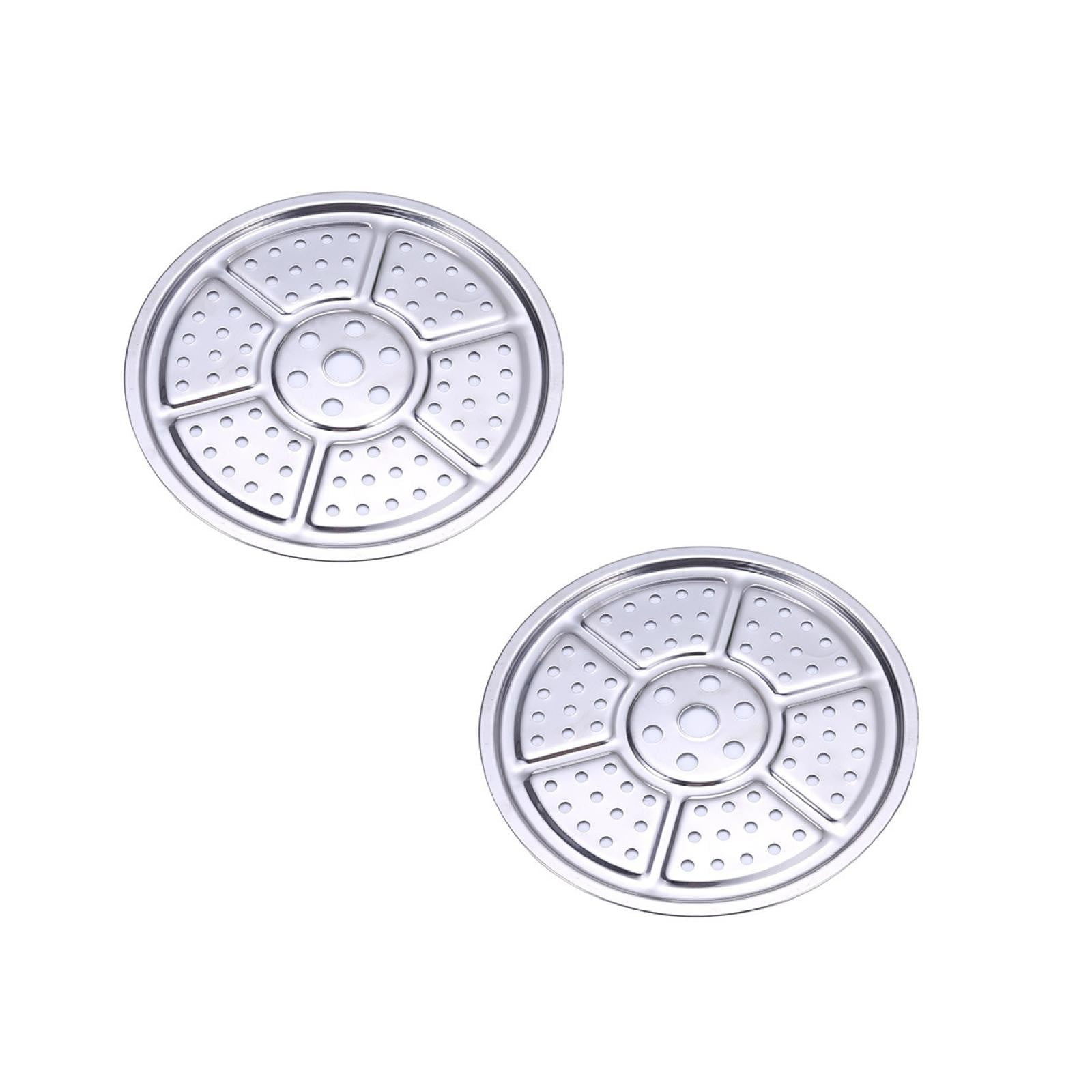 Blekii 2 Pack Stainless Steel Thickened Steaming Racks–with Detachable ...