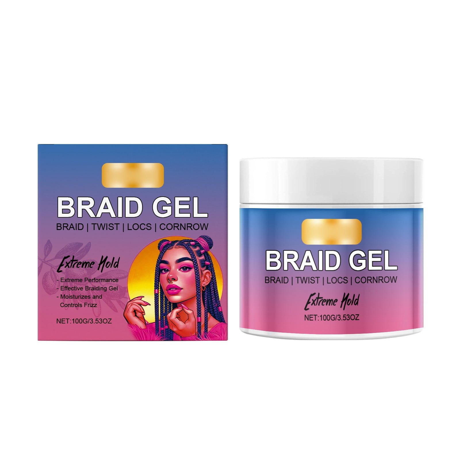 Blekii Braidong Gel Say Goodbye to Frizzy and Dull! Braid Stylong Gel ...