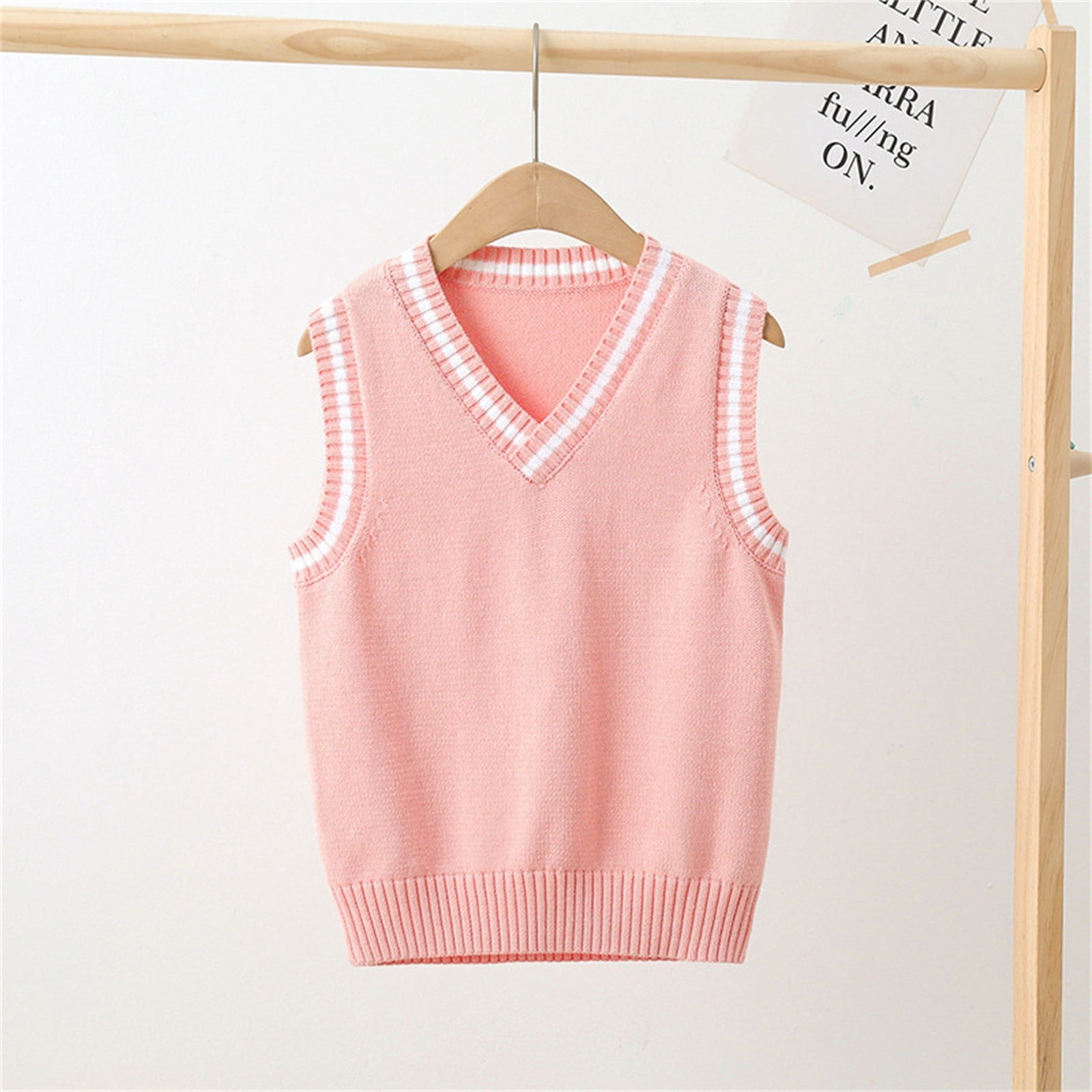 Blekii Childrens Knitted Vest Sweater, Layering Vest Primary School ...