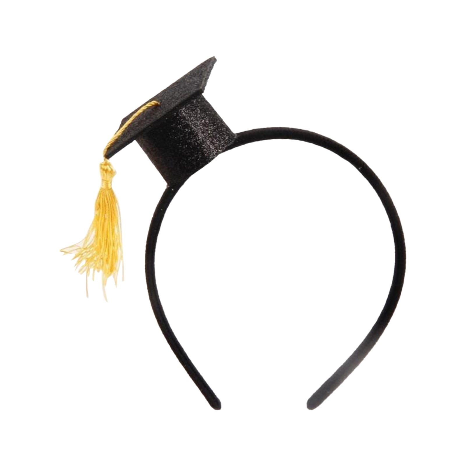 Blekii Graduation Cap Headband Black Tassel Graduation Cap Hairpon 2025 ...