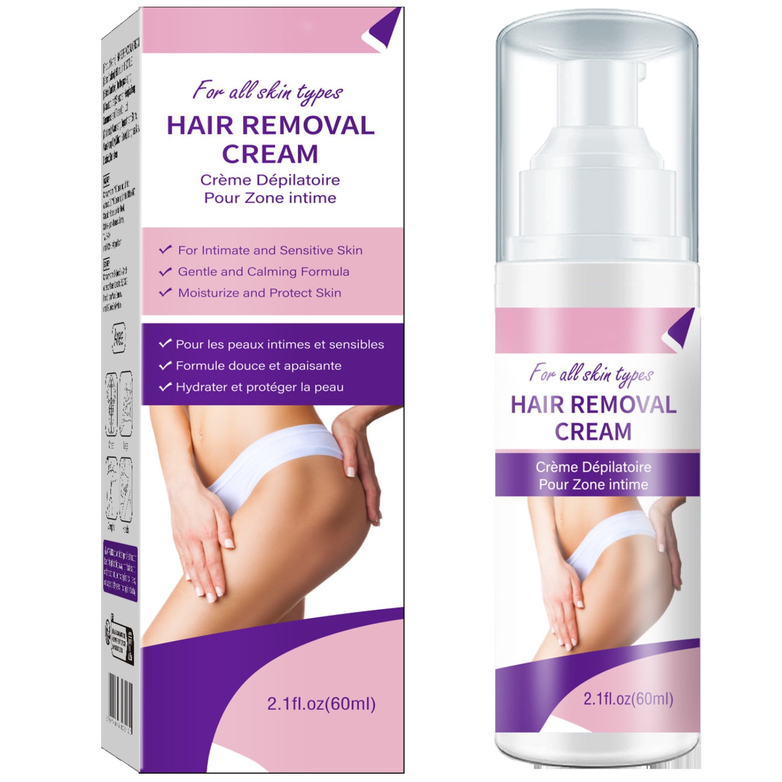 Blekii Hair Removal Cream Gentle Hair Removal Cream for Bikoni Private Area/Armpit/Legs ...