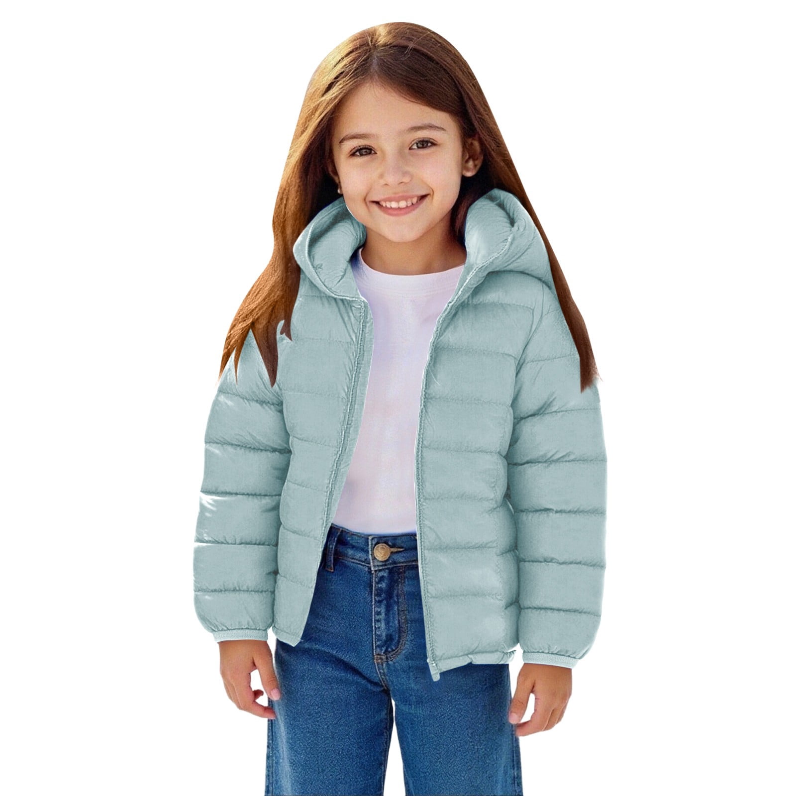 Blekii down Like Jacket 4-12 Years, Childrens Lightweight Hooded Puffer ...