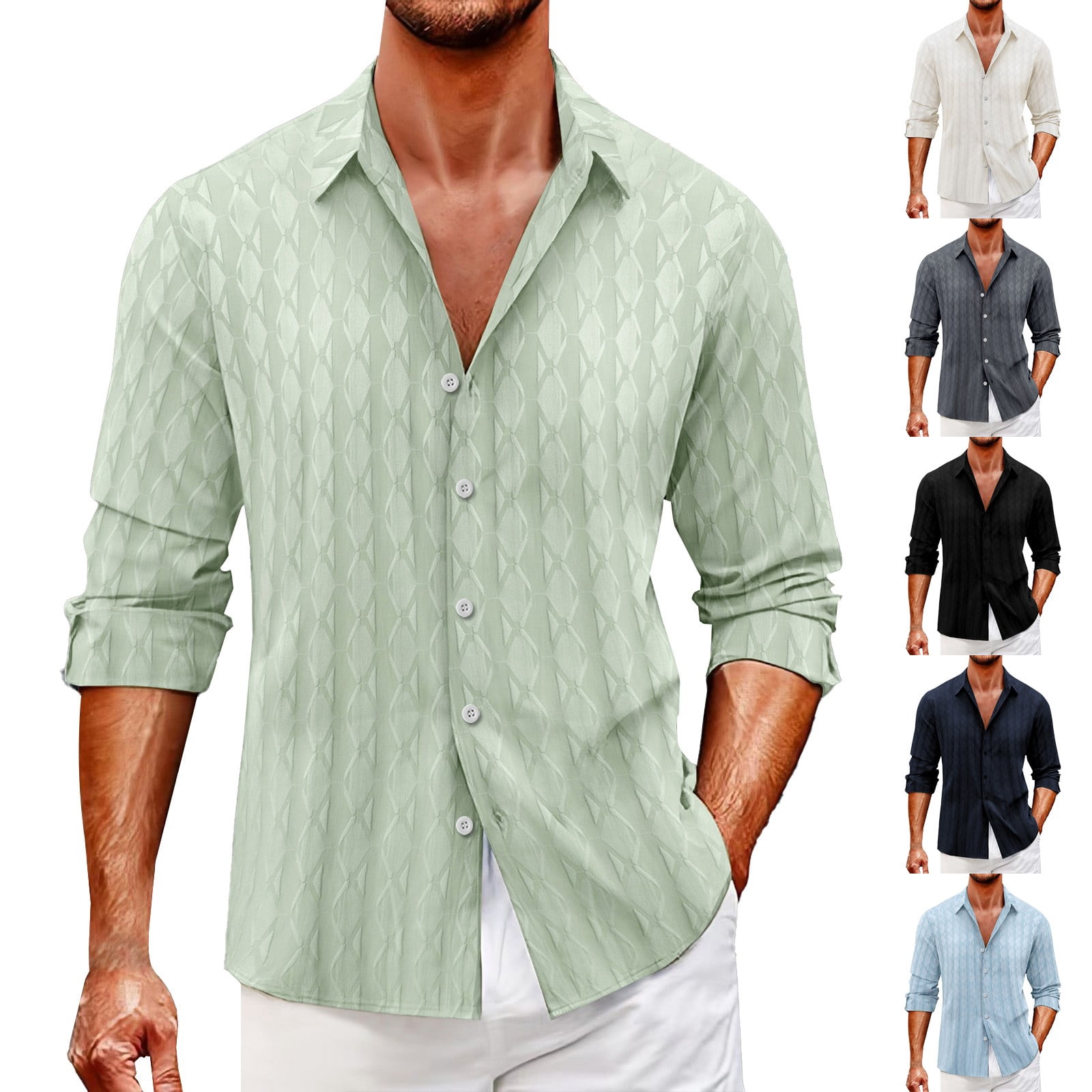 Blekii Men's Printed Short Sleeve V-Neck Halloween Casual Shirt - All ...