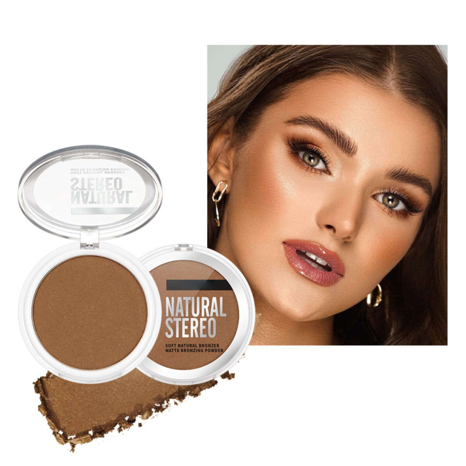 Blekii Shaping Concealer Bronzer Powder， Bronzer Powder Blends Easily ...