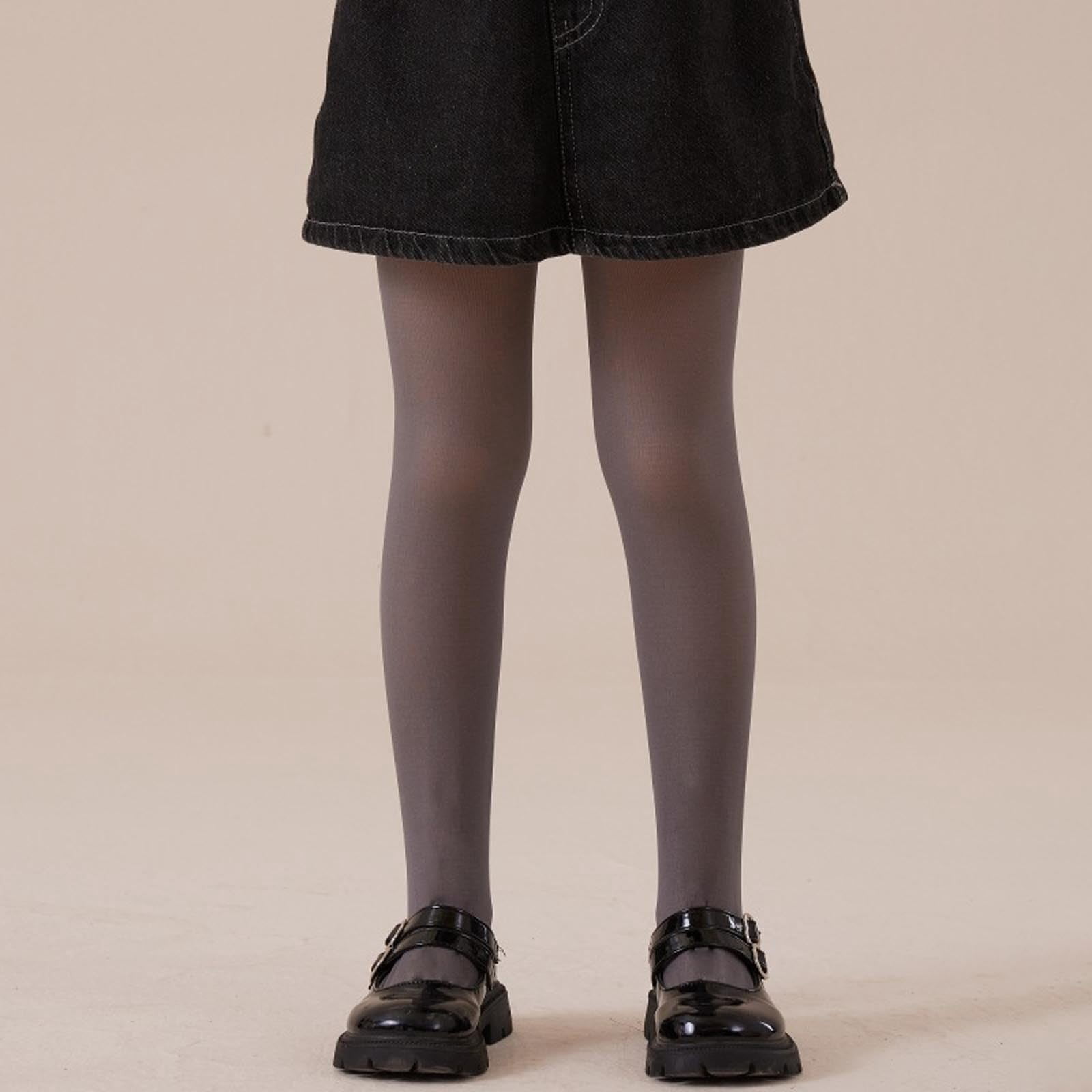 Blekii Thick Warm High Waist Leggings, Girls Fleece Lined Tights Winter ...