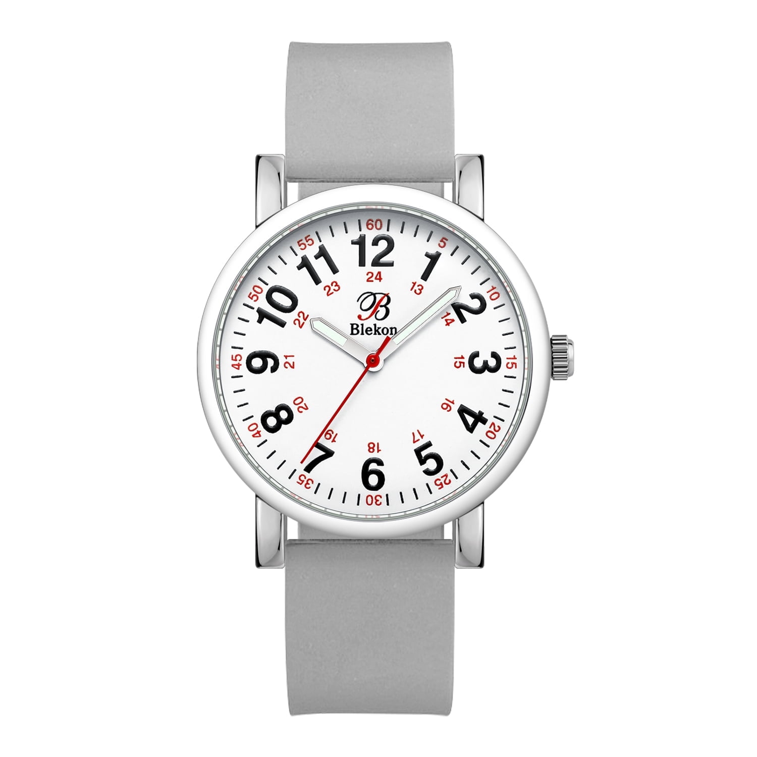 Blekon Brand Model (SS-0794-WH-LIGHTGRAY) Original Nurse Watch ...