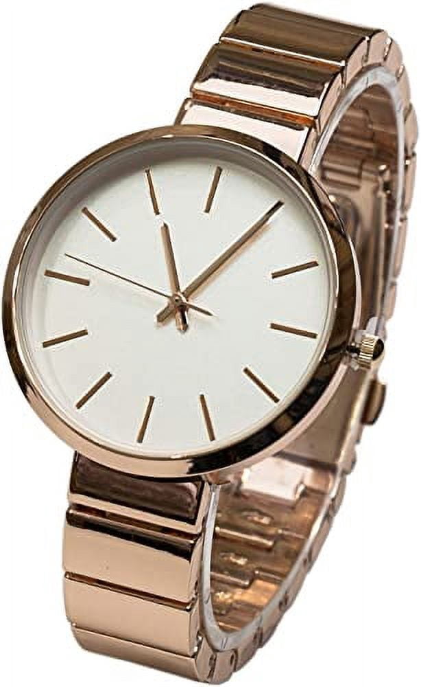Blekon Collections Japanese Quartz Elegant Modern Trendy Solid Dial ...