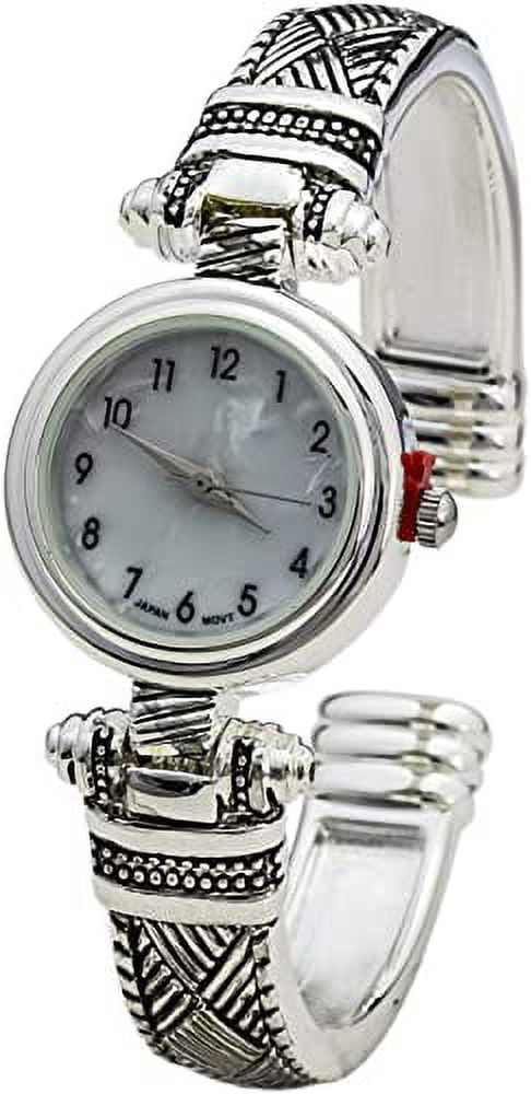 Blekon Collections Japanese Quartz Women's 24mm Case Detailed Metal ...