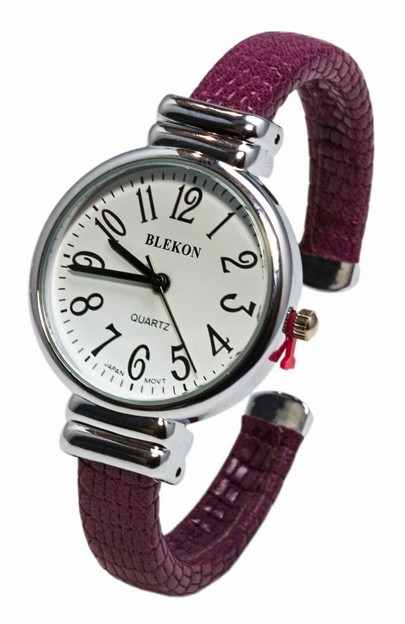 Blekon Collections Japanese Quartz Women's 31mm Case Snake Pattern ...