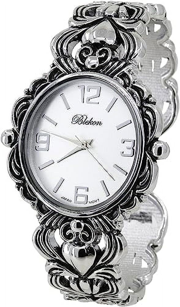 Blekon Collections Japanese Quartz Women's 35mm Case Intricate Style ...