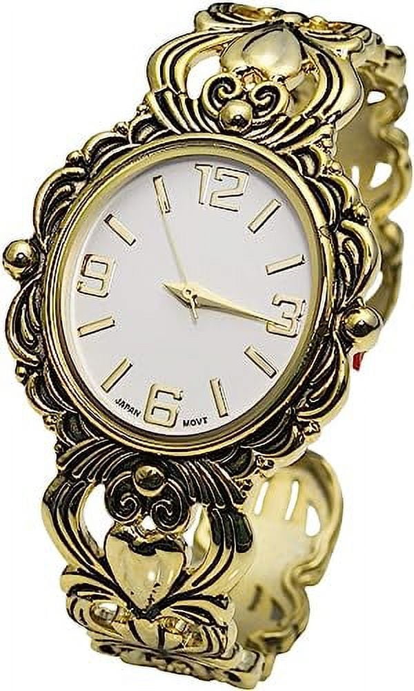 Blekon Collections Japanese Quartz Women's 35mm Case Intricate Style ...