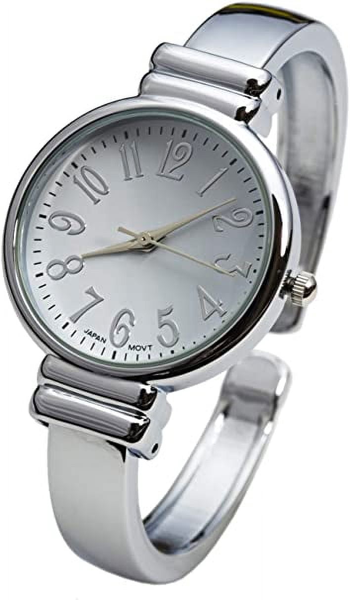 Blekon, Japanese Quartz Women's Slim Analog Watch, 31mm Case, Metal ...