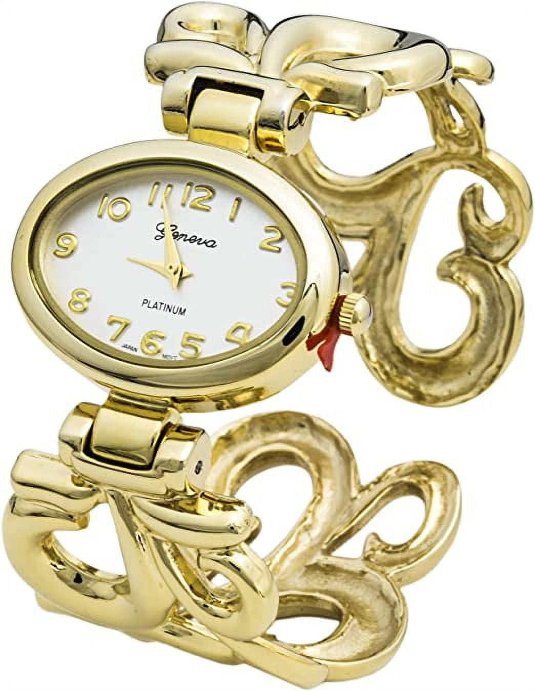 Blekon Collections Quartz Women's 33mm Case Detailed Concho Bangle ...